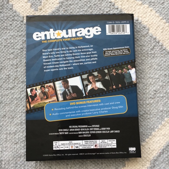HBO Videos | Media | Entourage Complete First Season Dvd Set | Poshmark